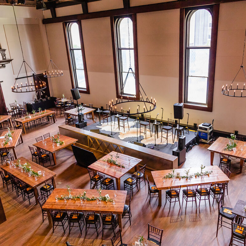 Corporate Dinner at The Bridge Building - Infinity Hospitality